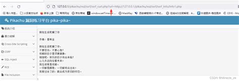 Pikachu靶场之ssrf服务器端请求伪造piakchu靶场ssrf Csdn博客