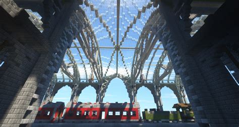 Victorian Train Station Minecraft Map