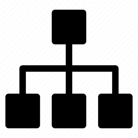 Sitemap Hierarchy Flowchart Scheme Wireframe Icon Download On