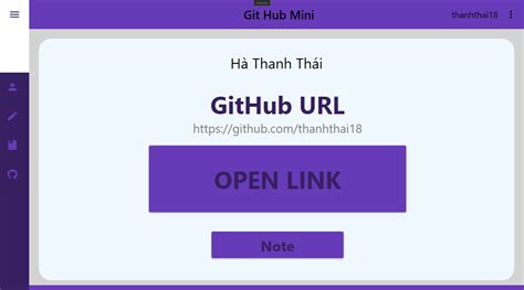 GitHub Thanhthai GitHubMini WPF DesktopApp