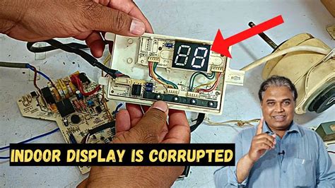 The Indoor Display Of Inverter Ac Is Corrupt