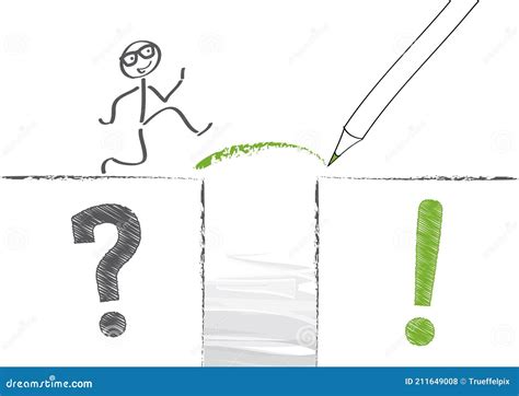 Problem Solving Vector Illustration On White Background Stock