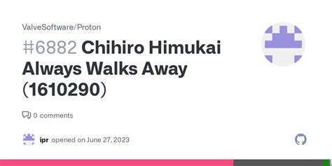 Chihiro Himukai Always Walks Away 1610290 · Issue 6882