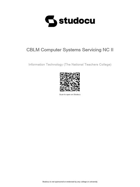 cblm computer systems servicing nc ii pdf operating system