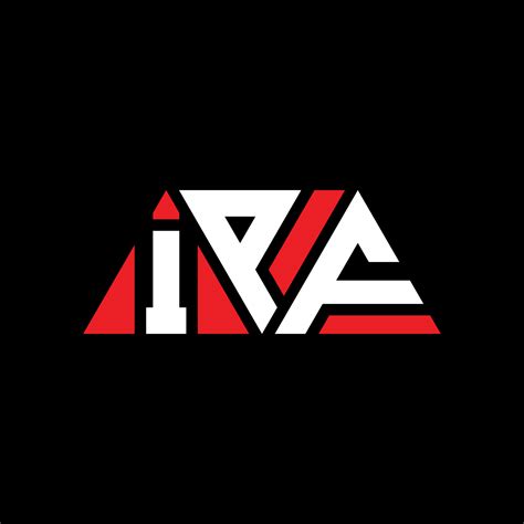 Ipf Triangle Letter Logo Design With Triangle Shape Ipf Triangle Logo Design Monogram Ipf