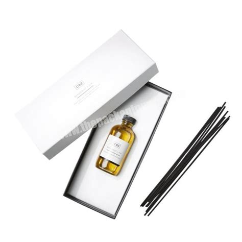 Custom Logo Printed Kraft Fancy Paper Rigid Cardboard Fragrance Reed
