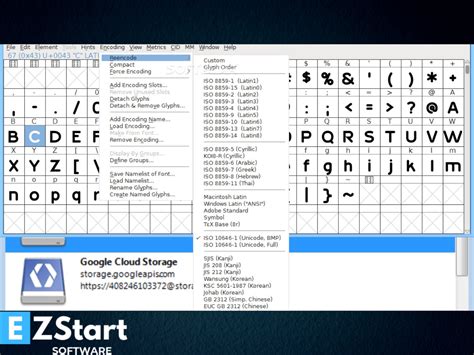 fontforge font editor on cd usb etsy