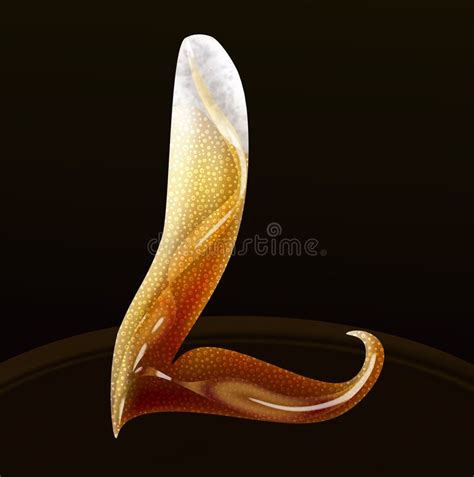 Gold Letter L Isolated Transparent Background Stock Photos Free Royalty Free Stock Photos