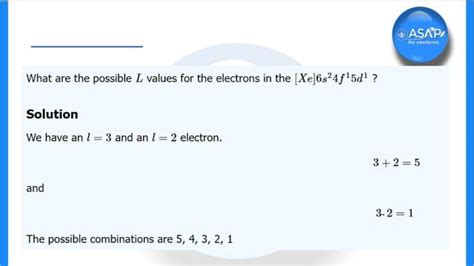 Atomic Term Symbols By Asap Institutepptx