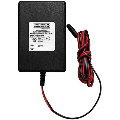 Chicago Faucets 240630001t Plug In Single Use Class 2a Transformer