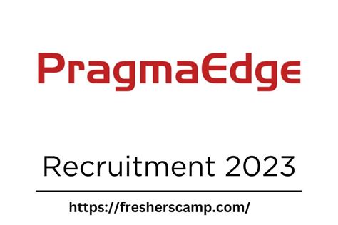 Pragma Edge Off Campus Hiring 2023 Sterling Integrator Developer Fresherscamp