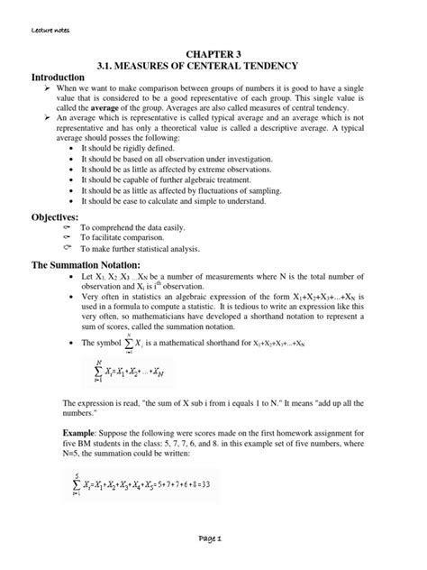 Sta Ch3 Download Free Pdf Mean Mode Statistics