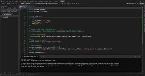 Expandoobject In Net Making C Feel Like Javascript Vivasoft Ltd
