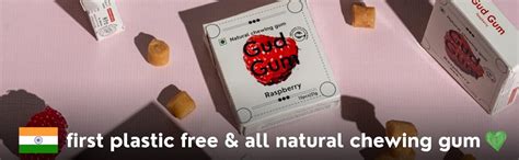 Gudgum Natural And Sugar Free Chewing Gum Plastic Free