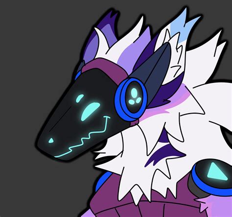 Protogen Doodle Art By Me Rfurry