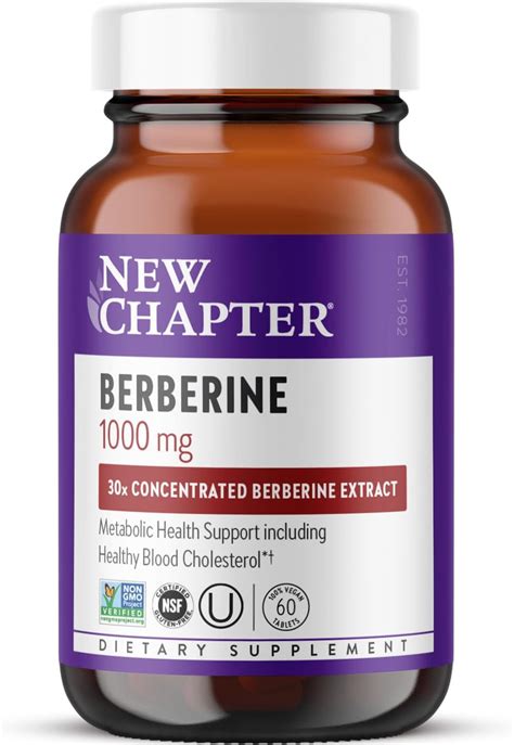 New Chapter Berberine Supplement Super Potent Berberine