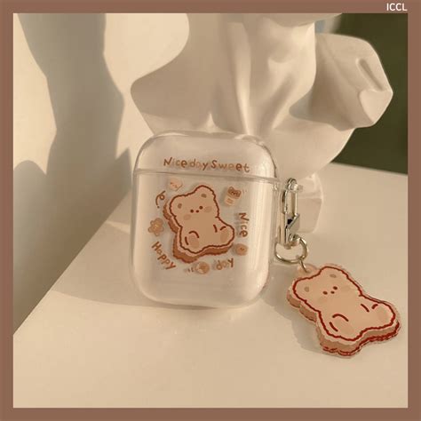 이끌 에어팟12세대 곰돌이 키링 세트 귀여운 에어팟케이스 위시버킷