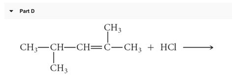 Solved Part B CH3 CH CHCH CH3 HBr CH3 Chegg Com