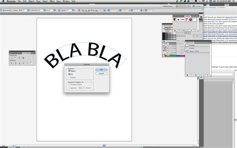 Solved Impossible To Make Outlines From Warped Text Adobe Product