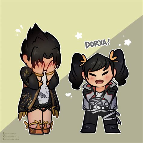 Tekken Outfit Swap Jin X Xiao By Lavendurx316 On Deviantart