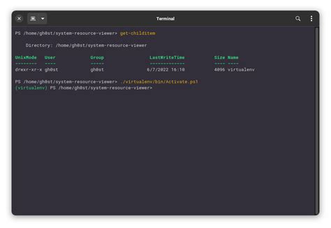 Python Script To Get CPU And RAM Usage
