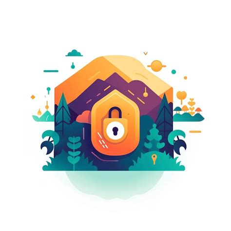 premium ai image data security icon