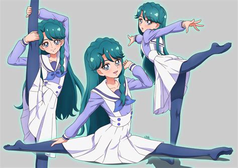 Tiler Tiler Kaidou Minami Go Princess Precure Precure Ballet Blue Eyes Blue Hair