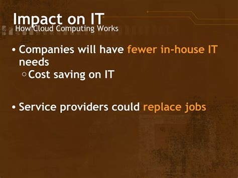 How Cloud Computing Works Ppt
