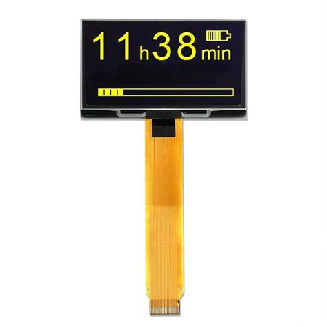 2 6 Inch Yellow Oled Display 128x64 Oled Module 80 Cd M2 Driver Ic Ssd1309