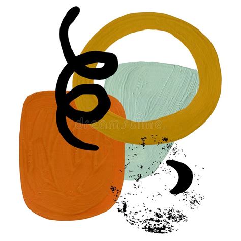 Abstract Acrylic Background Stock Image Image Of Round Cubism