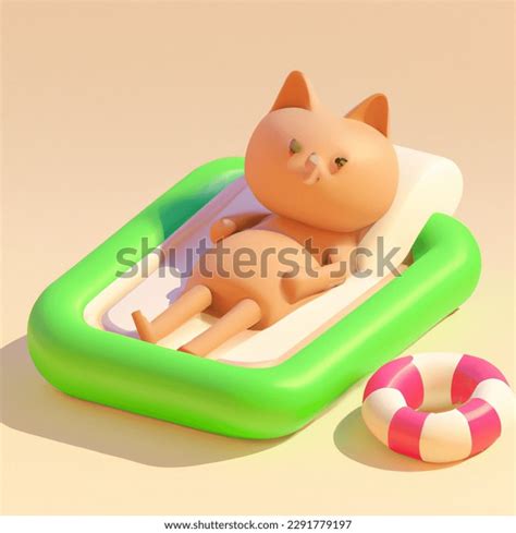 Cute Isometric D Image Soft Angled D AI Generated Image Shutterstock