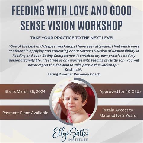 Ellyn Satter Institute Inc On Linkedin Registration Link Lnkd