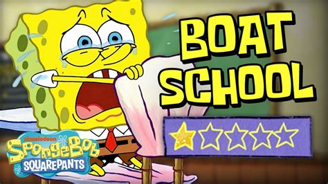 An Entire Day At School With Spongebob ️ Spongebobs Class Schedule Youtube