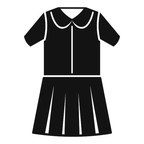 Premium Vector School Shirt Icon Simple Vector Student Suit Pupil Clothes