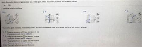solved transcribed image text graph the equation below using a