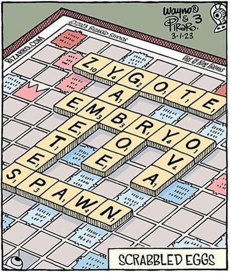 Bizarro Comics Scrabble Consonants Humor