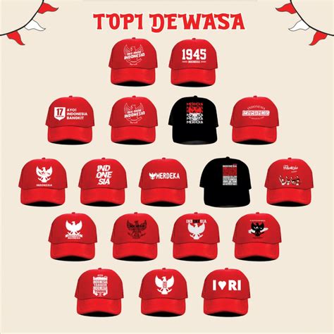Jual Topi Trucker Dewasa 17 Agustus Topi Hut Ri Topi Agustusan