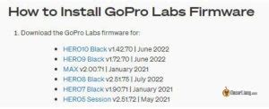 How To Update Install Gopro Labs On Gopro Hero And Flywoo Naked