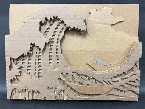 Cardboard Relief Sculptures The Polished Picasso