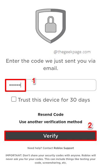 Proses Verifikasi 2 Langkah Roblox Tidak Mengirim Kode Verifikasi Email Ilinuxgeek