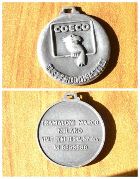 MÉdaille Coeco ÉlectromÉnager Milano Païens Monassi Argent Subalpina