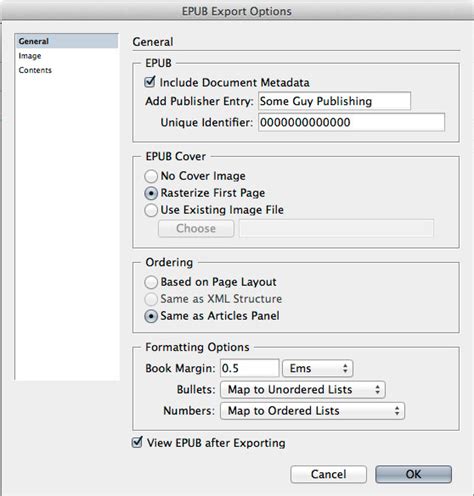 Export Your Book As An Epub File With Indesign And Your Epub As A Mobi File With Calibre