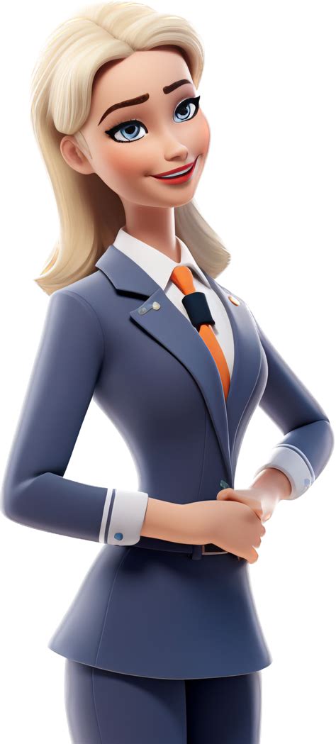 Flight Attendant Png With AI Generated 33302532 PNG