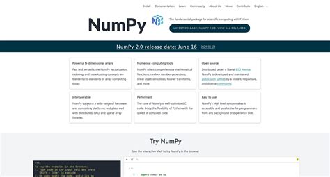 Numpy Alternatives And Similar Software Alternativeto