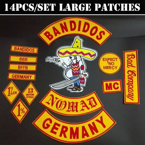 Bandidos Motorcycle Club Patches Pin On Bandidos Mc Big Fat