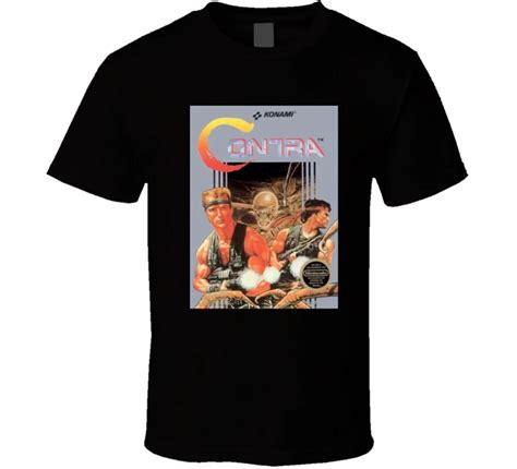 Rare Contra Box Art T Shirt