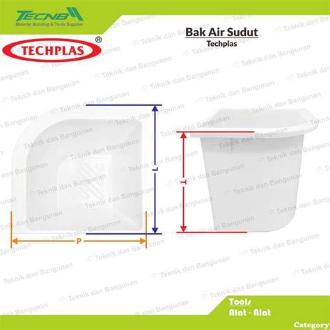 Jual Bak Air Kamar Mandi Sudut Techplas Ukuran Kecil Di Seller Teknik
