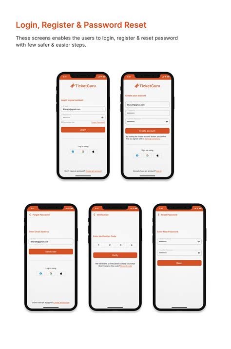 TicketGuru Bus Ticket Booking App UI UX Casestudy Behance