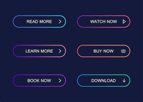 Vibrant Gradient Buttons For Engaging Calls To Action Jiffy Designs