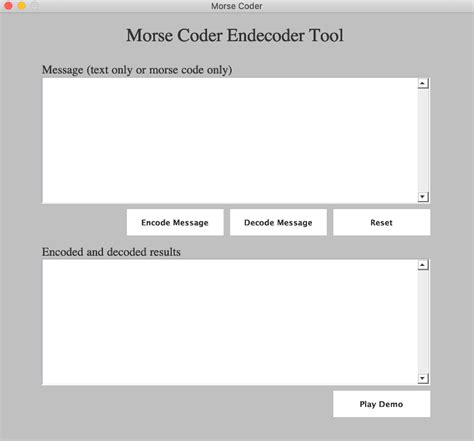 Github Adamthecreator369morsecodeapp Two In One Cross Platform Java Swing Application